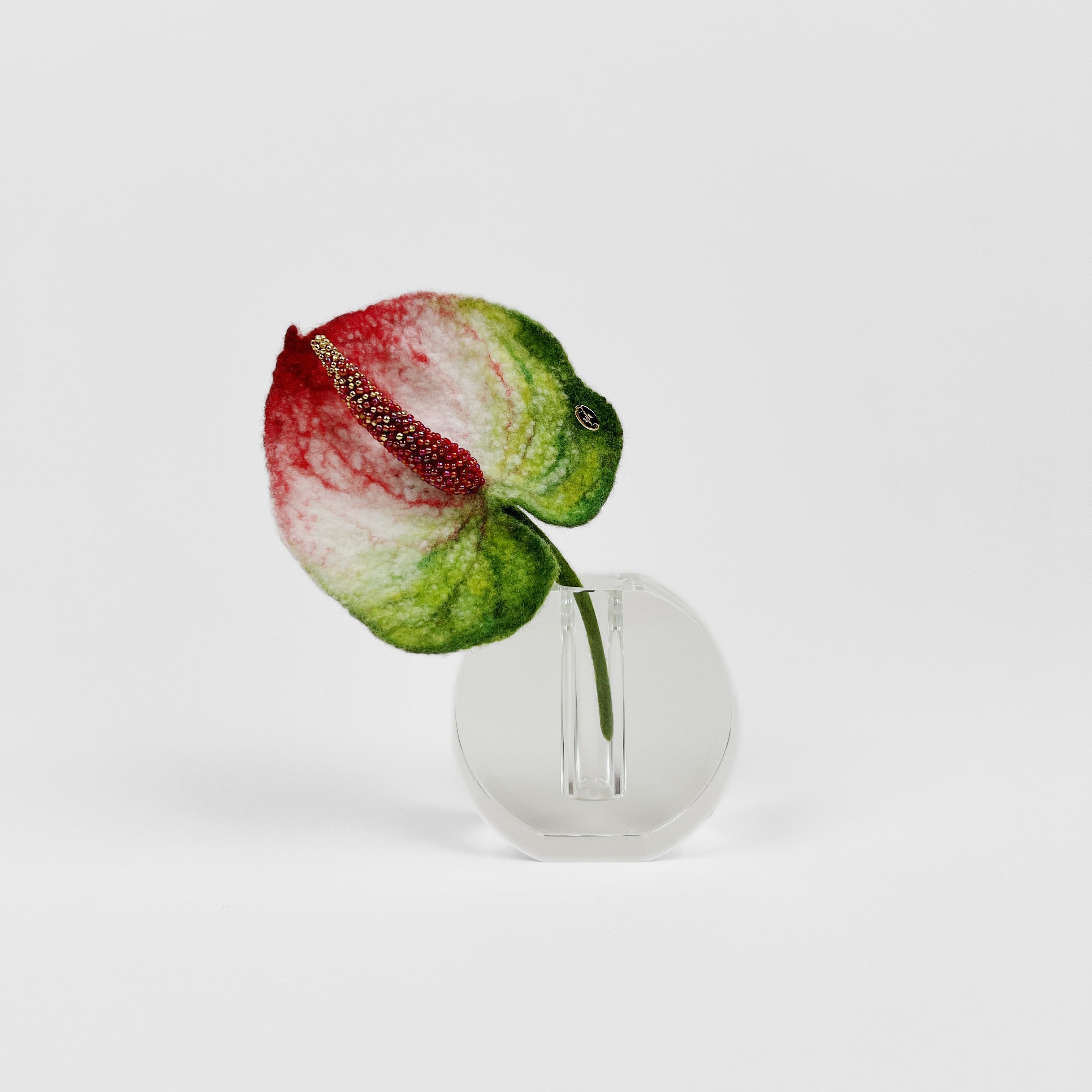 Zafira Felt Decoration Flowers | Handmade Floral Palm Broochue – feltque